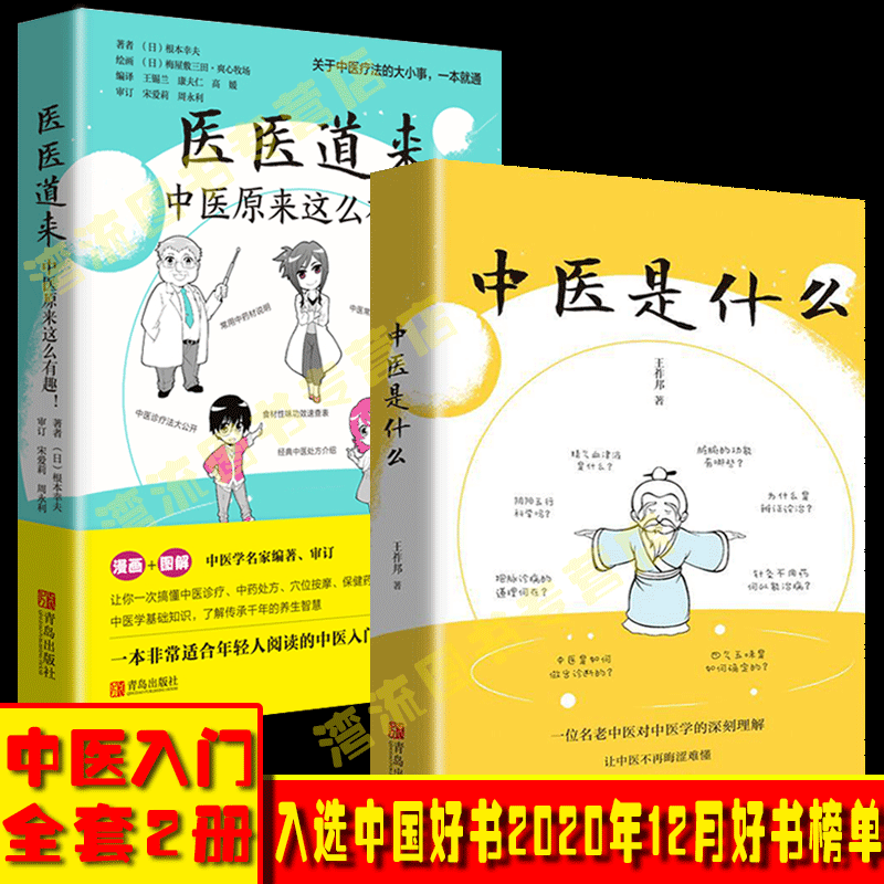 医医道来：中医原来这么有趣+中医是什么 套装2册 适合年轻人阅读的中医入门书医目了然医学就会医