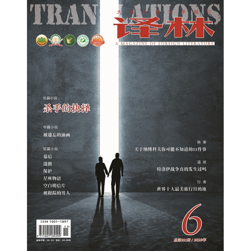 2020年《译林》杂志（第六期）（大型外国文学期刊）