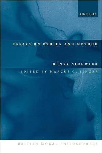 伦理与方法论文集 Essays on Ethics and Method