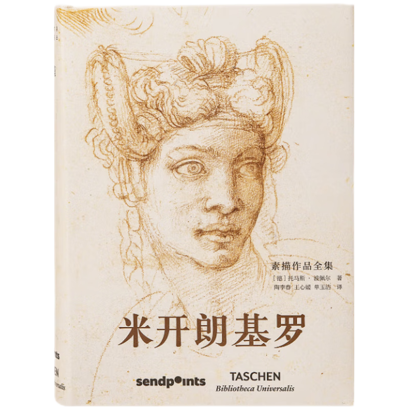 达芬奇 素描作品全集 世界图书馆系列 西方艺术大师作品图册图集 米开朗基罗 素描作品全集