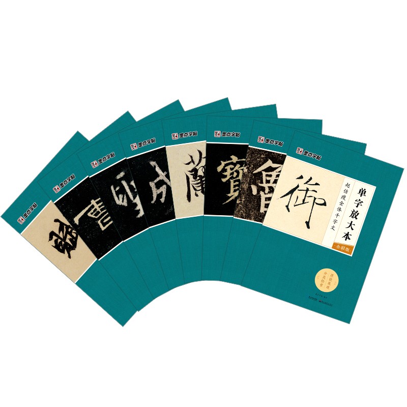 墨点字帖单字放大本全彩版（京东套装8册）