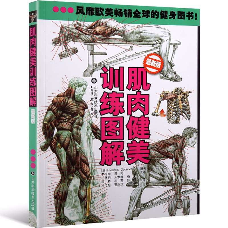 肌肉健美训练图解 运动健身书籍