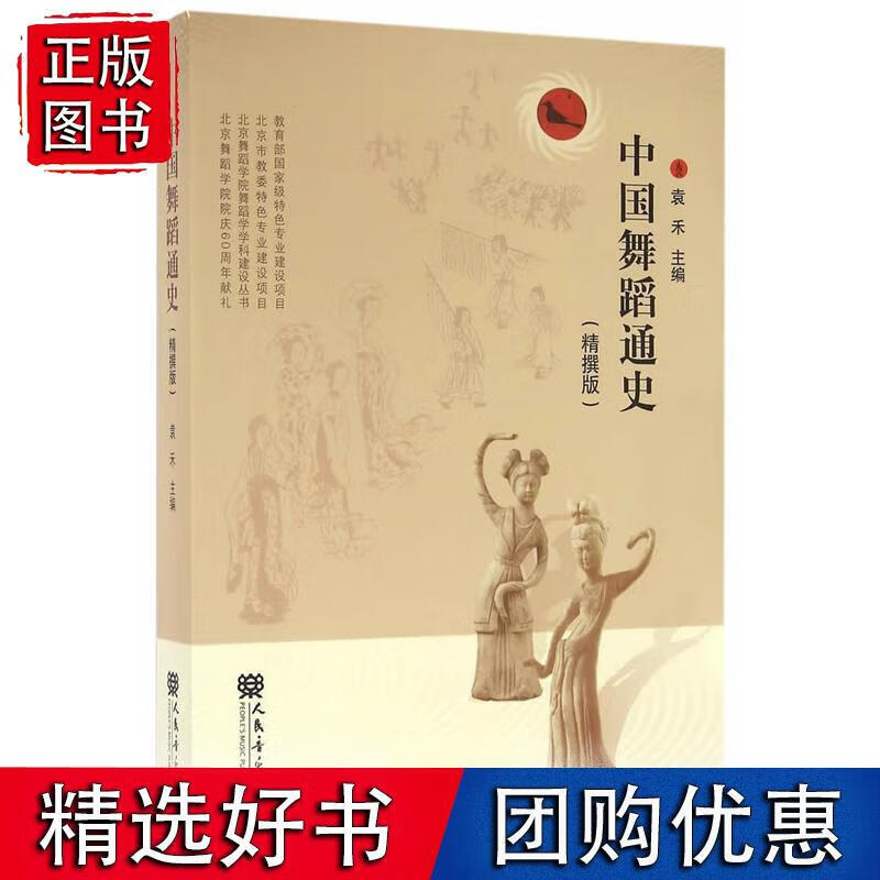 中国舞蹈通史（精撰版） 袁禾 著 9787103048146