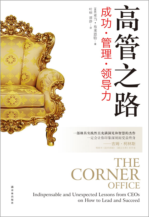高管之路 成功 管理 领导力 [美]亚当·布莱恩特【好书，下单速发】