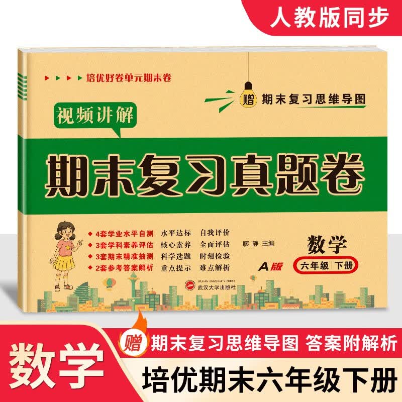 六年级下册期末试卷 暑假作业小升初人教版语文数学英语6年级下册期末冲刺100分测试卷期末复习真题卷暑假衔接作业 数学·期末试卷 六年级下册系列·人教版
