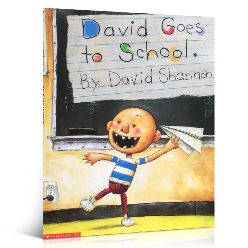 No David大卫不可以全套8册 Goes to School上学去 Gets in Trouble惹麻烦 英文原版绘本1-4岁儿童幼儿英语吴敏兰书单 David Goes to School 单册