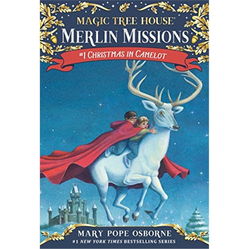 神奇树屋 英文原版 Magic Tree House Merlin Mission#1:Christmas in Camelot 魔法国的圣诞节梅林的任务中小
