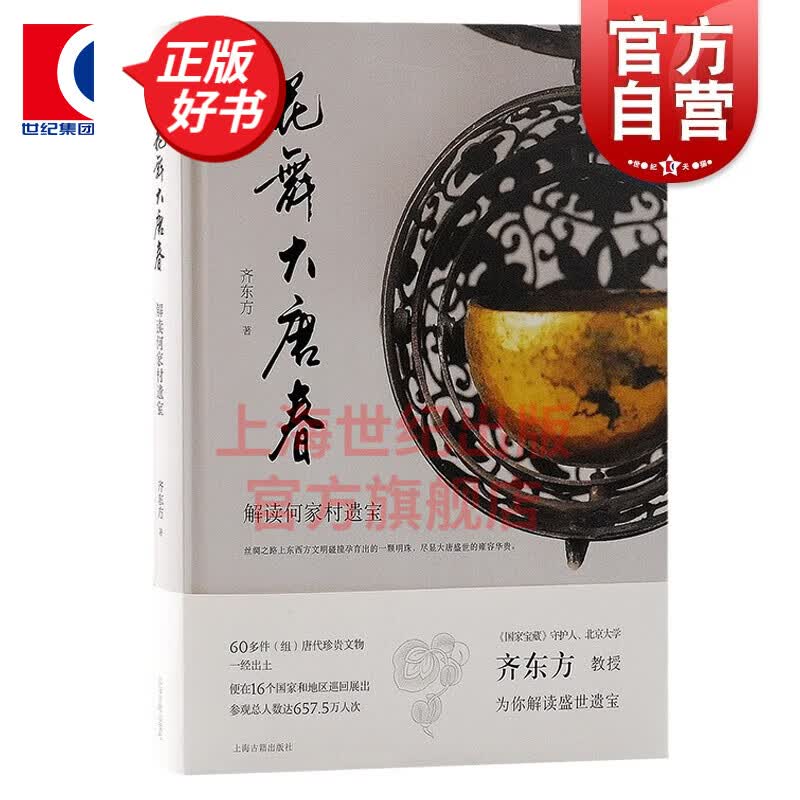 花舞大唐春 解读何家村遗宝 齐东方著作文物考古 上海古籍出版社