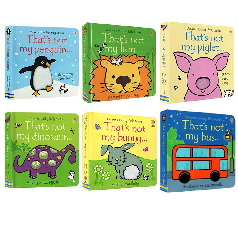 Usborne That's Not My 那不是我的系列 交通工具 6册合售 纸板触摸书