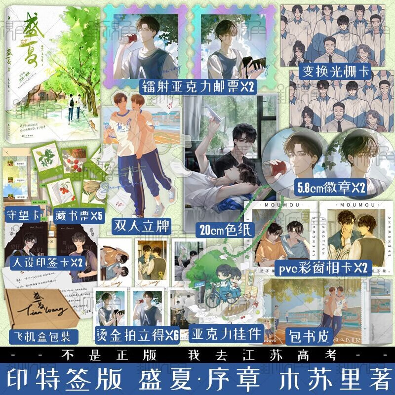 印特签 盛夏 序章 木苏里著 小说实体书 江添VS盛望 判官 黑天 一级律 师同作者新视角图书专营店 盛夏【序章】