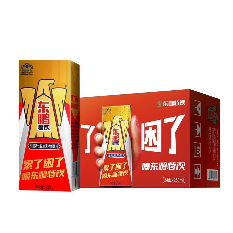 京东极速版：东鹏特饮 维生素功能饮料 250ml*24盒/箱 TJ，28元包邮(需用券)—— 慢慢买比价网