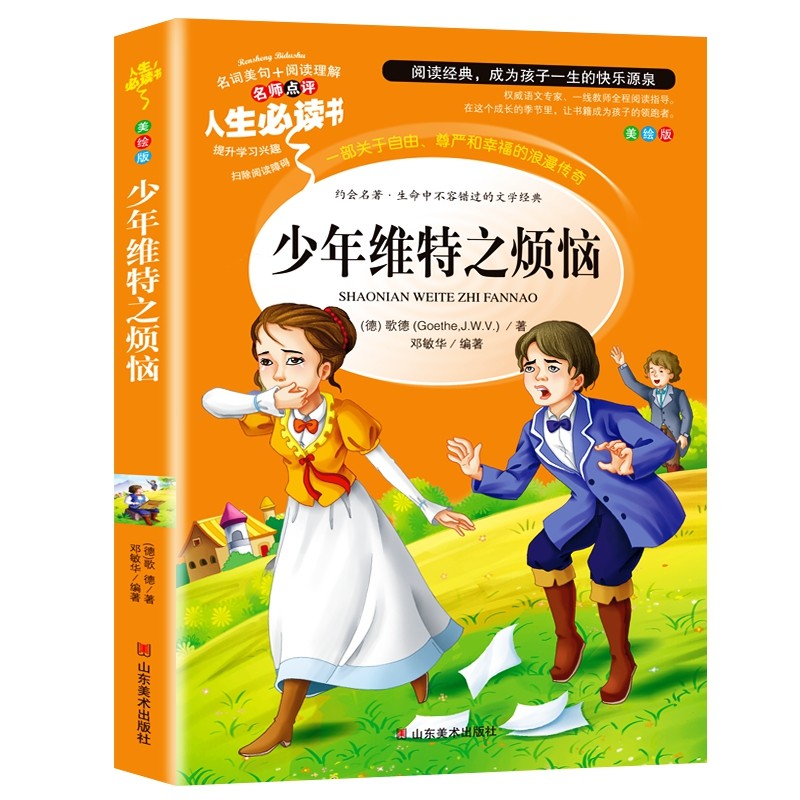 少年维特之烦恼 分级课外阅读青少版（无障碍阅读彩插本）名词美句 名师点评