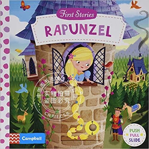 预售 动手小故事 长发公主 英文原版 Rapunzel (First Sto