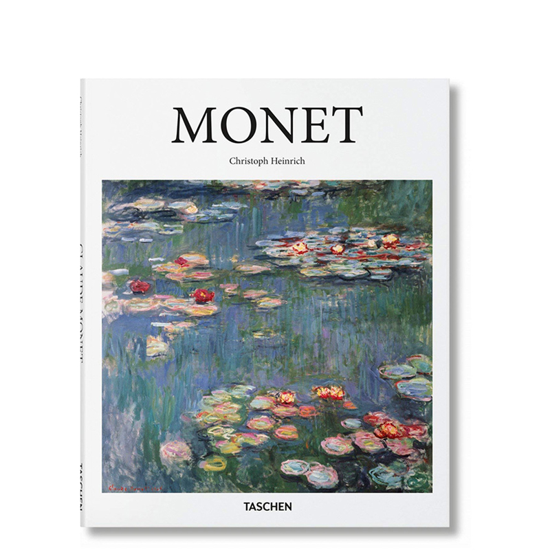 TASCHEN塔森 Monet莫奈画册画集印象派油画基础艺术入门作品集进口原版图书 德国品牌 官方