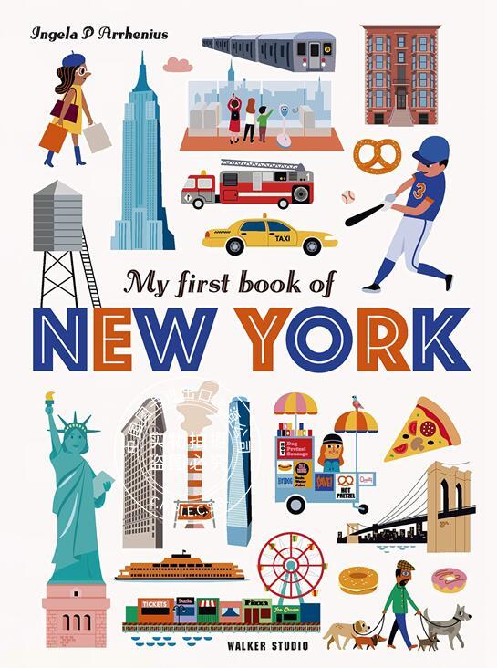 现货 关于纽约的第 1本书 儿童旅行绘本 英文原版 My First Book of Ne