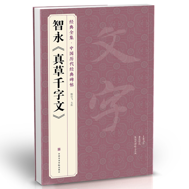 智永《真草千字文》楷书字帖中国历代名家碑帖原方法版行书小草书临摹毛笔书法真的墨迹美
