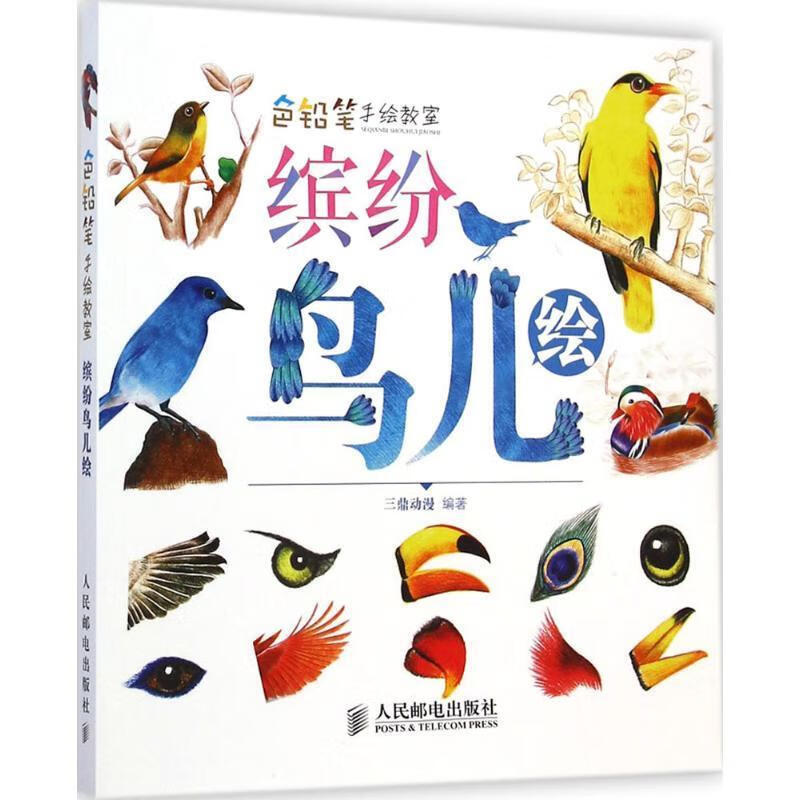 色铅笔手绘教室 缤纷鸟儿绘 三鼎动漫 编著【书】