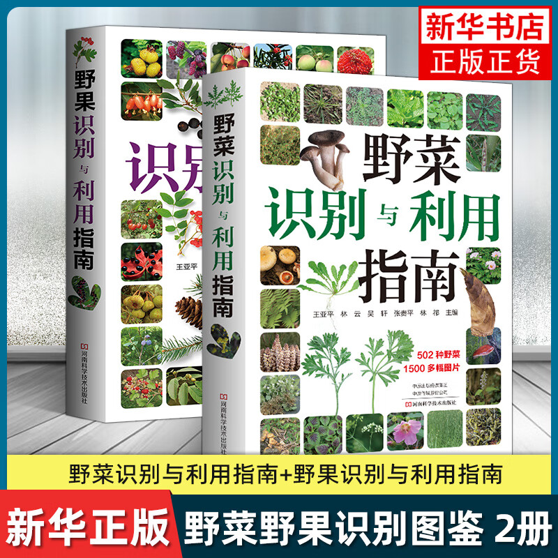 野菜识别与利用指南+野果识别与利用指南 正货