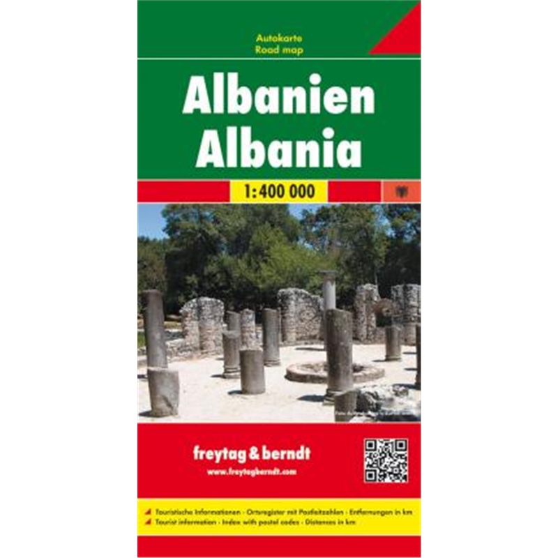 Albania Road Map 1:400 000