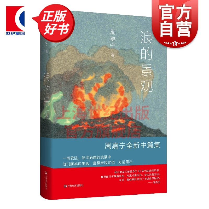 浪的景观 周嘉宁作品收录中篇再见日食/明日派对 中国现当代文学小说 上海文艺出版社 另著基本美/密林中/荒芜城