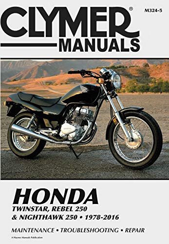 Honda Twinstar, Rebel 250 & Nighthawk 250, 1978-2016 Clymer Manual