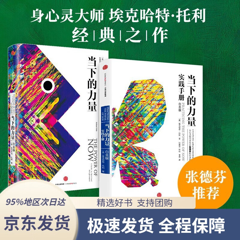 【 京东配送 支持团购】当下的力量（白金版）套装2册）埃克哈特·托利经典之作 张德芬推荐