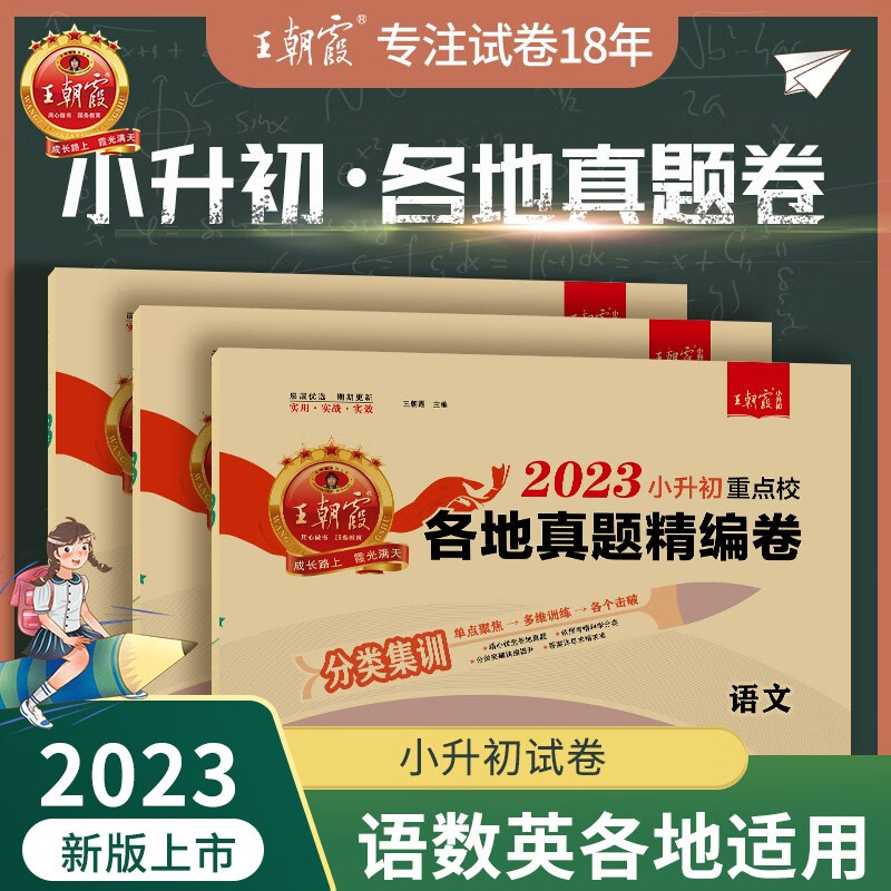 小升初真题卷2023新版小升初刷题小学升初中重点校各地真题精编试卷六年级语文数学英语专项分类训练小升初刷 【2023新版】各地真题语数英3本套装 小学升初中