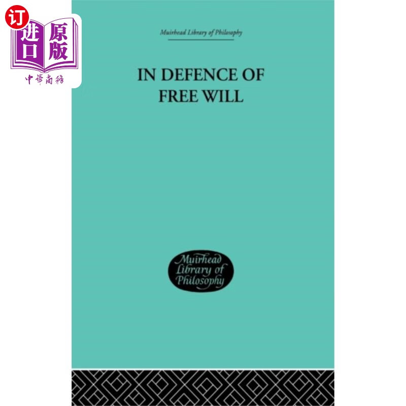 海外直订In Defence of Free Will 捍卫自由意志