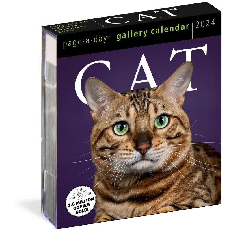 CAT PAGE-A-DAY GALLERY CALENDAR 2024 图书