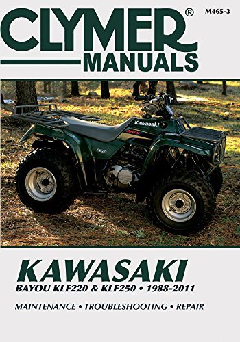 Clymer Kawasaki Bayou KLF220 & KLF250 1988-2011