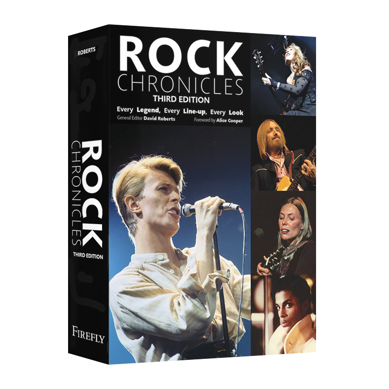 现货 Rock Chronicles 英文原版 摇滚编年史：每一个传奇、每一个阵容、每一个造型 平装彩图