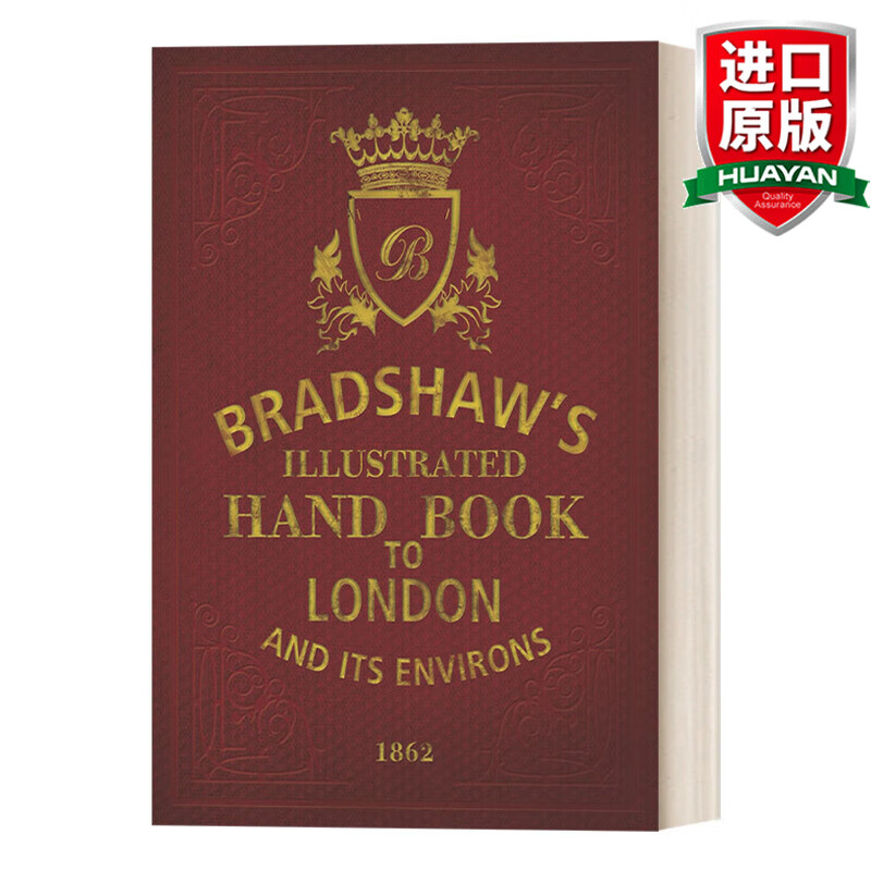 Bradshaw's Handbook to London 英文原版 布莱德肖伦敦手册 维多利亚时代英国风土人情 精装 英文版 进口英语原版书籍