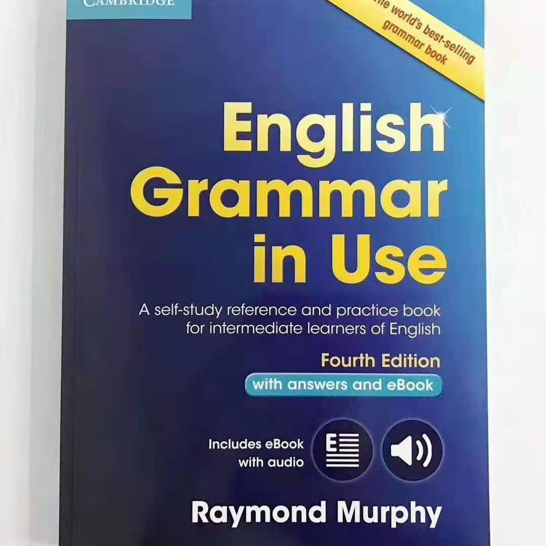 Grammar 英文版 剑桥语法3册全彩套装 英文初级中级高级红色宝书 蓝色中级