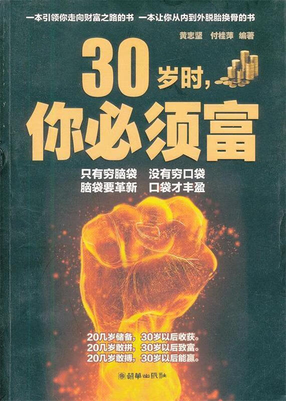 30岁时，你必须富【好书，下单速发】