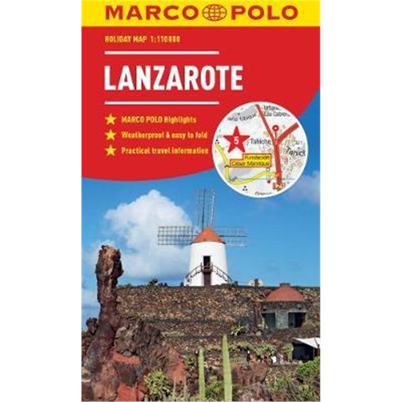 Lanzarote Marco Polo Holiday Map