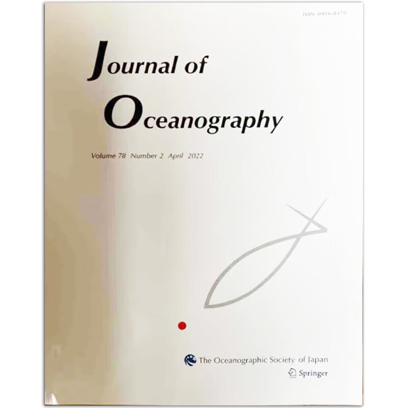 Journal of Oceanography Vol.78.2 海洋学气象学杂志 2022年4月刊 2022年4月刊