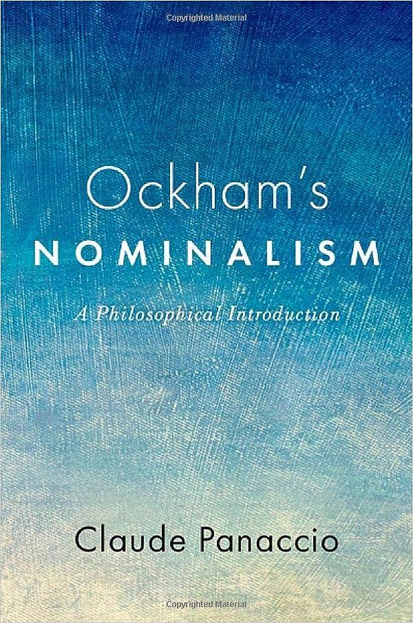 奥卡姆的唯名论：哲学导论 Ockham's Nominalism