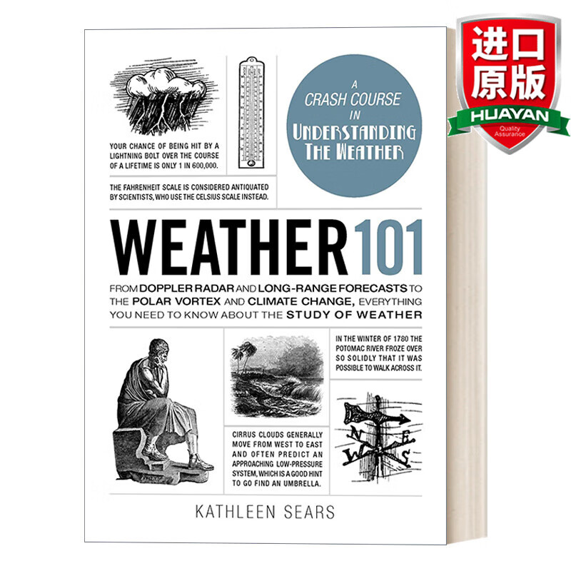 Weather 英文原版 101 系列 天气 精装 英文版 进口英语原版书籍