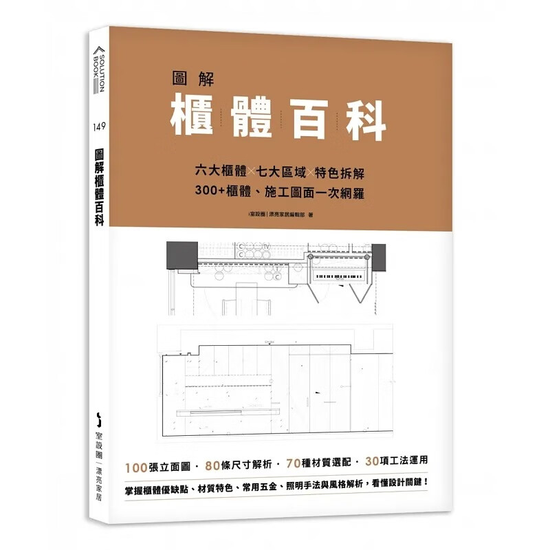 预售 图解柜体百科：六大柜体七大区域特色拆解，300 柜体、施工图面一次网罗 麦浩斯 i 室设圈-漂亮家居