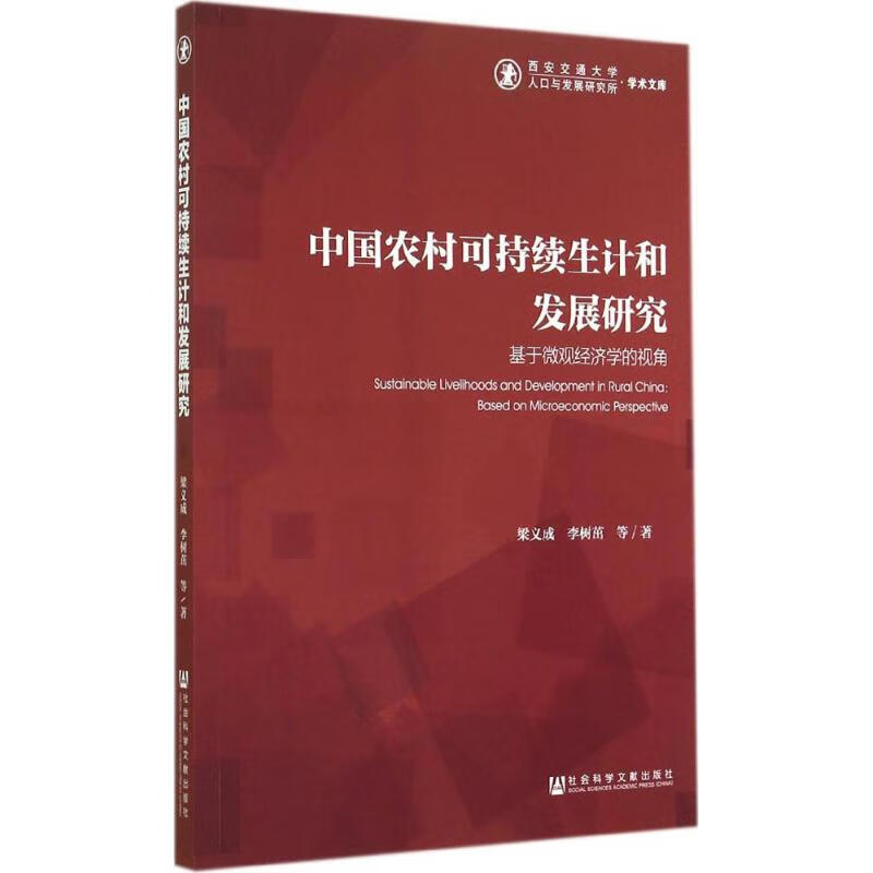 中国农村可持续生计和发展研究