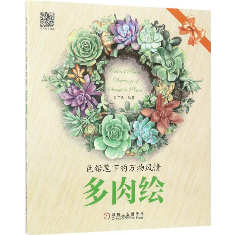 色铅笔下的万物风情多肉绘