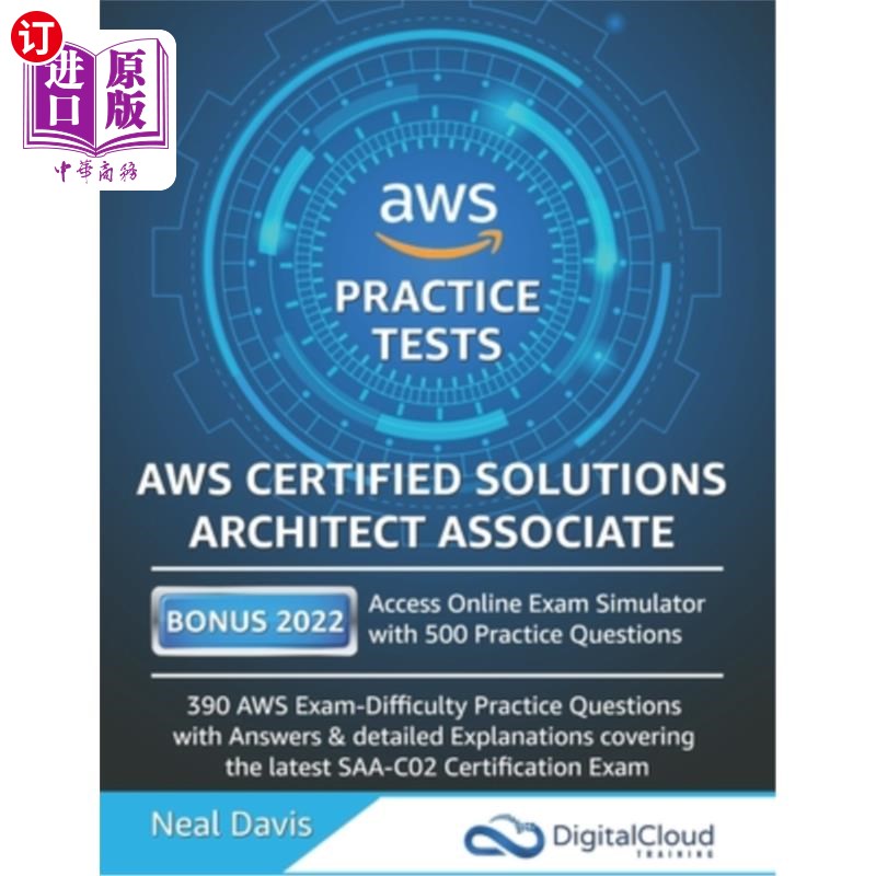 海外直订AWS Certified Solutions Architect Associate Practice Tests AWS认证解决方案架构师助理实践测试