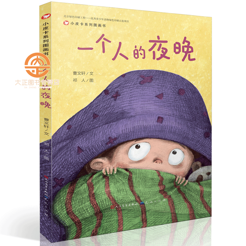 一个人的夜晚/小皮卡系列图画书 优秀青少年读物 适合4-7岁学龄前儿童阅读 讲述小捣蛋鬼皮卡的故事
