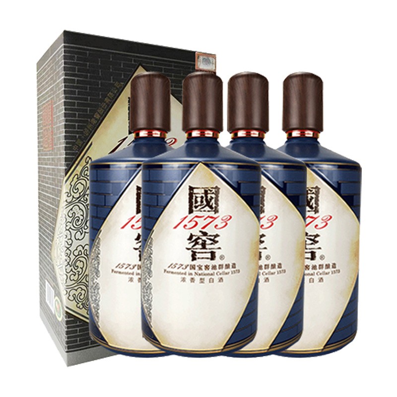 国窖1573 书香门第 55度 浓香型白酒 1L*4坛 整箱 ，9457.82元 包邮（双重优惠）—— 慢慢买比价网