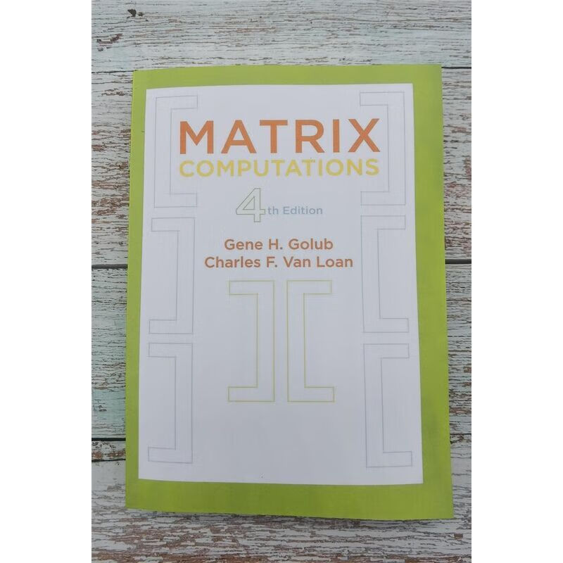 现货Matrix Computations 4th英文纸质版 电子版
