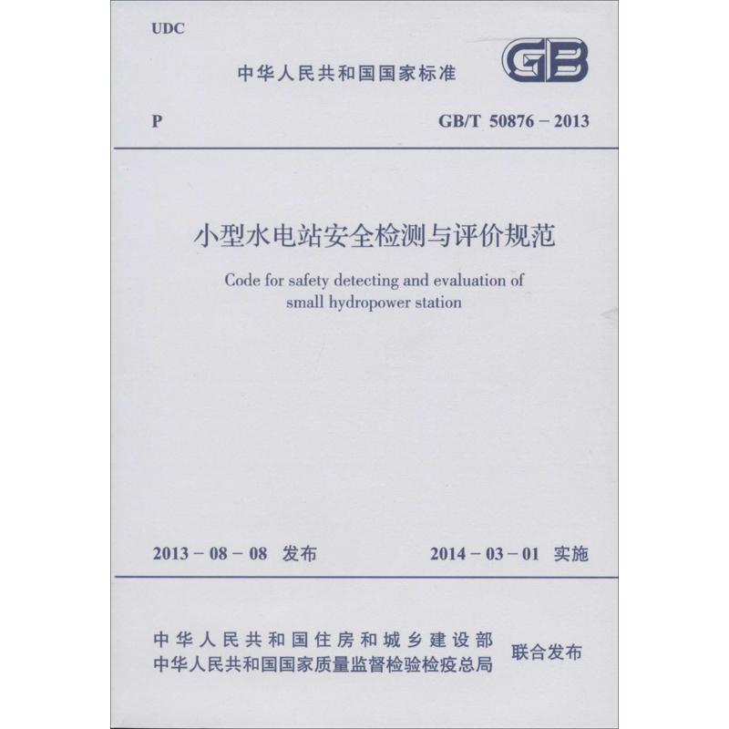 小型水电站安全检测与评价规范
