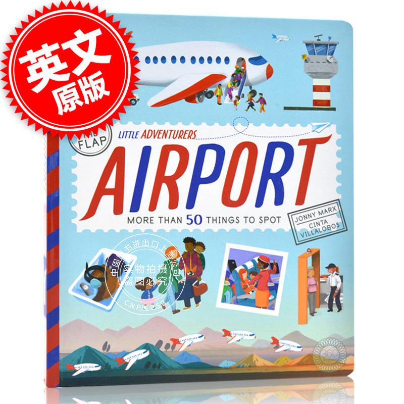 现货 机场 小老虎出版社 翻翻书 儿童绘本 英文原版 Airport Marx Jonny