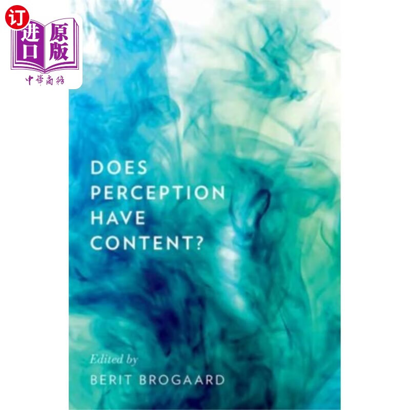 海外直订Does Perception Have Content? 感知有内容吗?