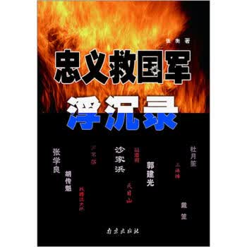 忠义救国军浮沉录 张衡 著【书】
