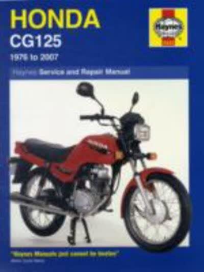 Honda CG125 (76 - 07) Haynes Repair Manual